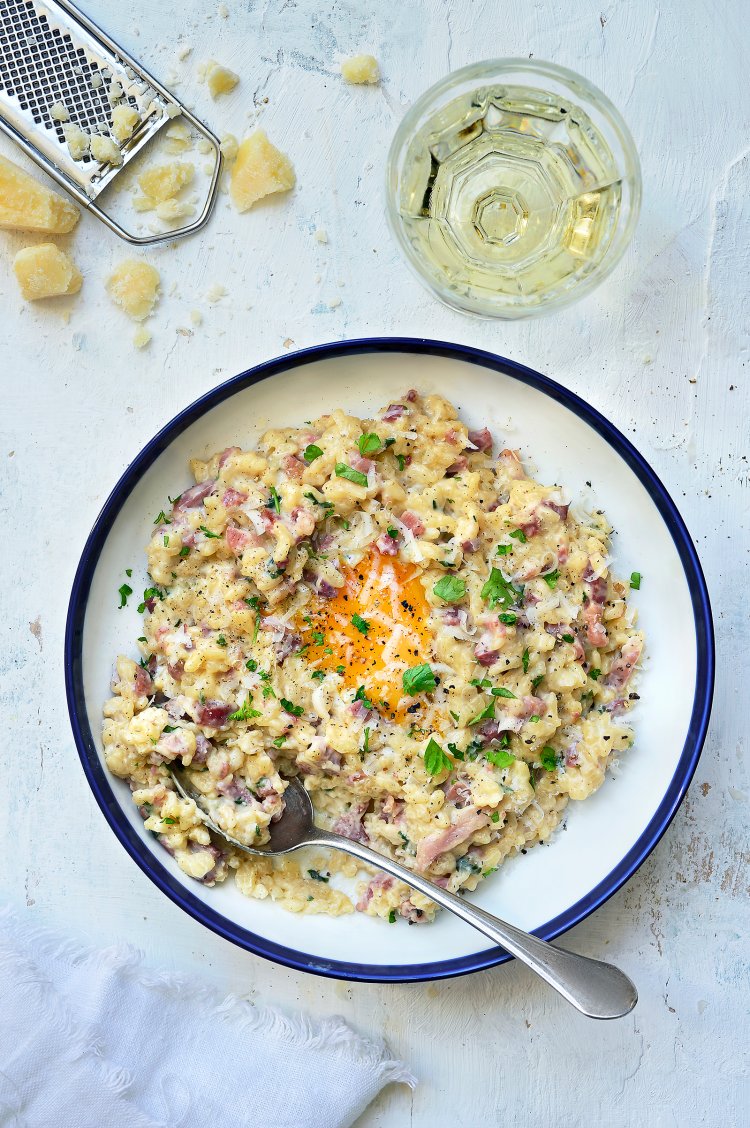 Recept "Risotto carbonara" | njam!