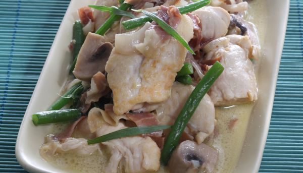 Recept "Witte pensen met asperges en morilles" | njam!